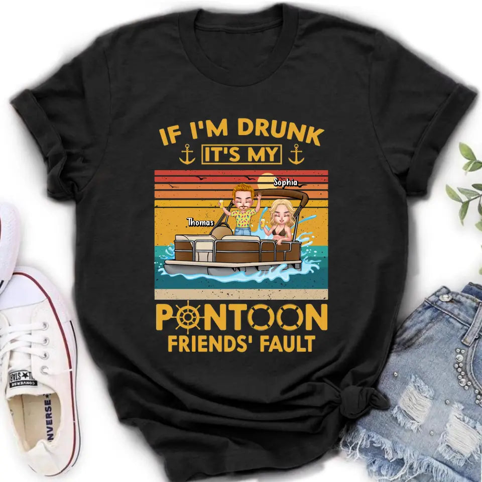 Custom Personalized Pontoon Friends Shirt/Hoodie - Best Gift Idea For ...