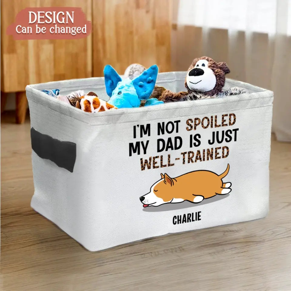 Custom Personalized Dog Storage Box - Upto 4 Pets - Gift Idea for Dog ...