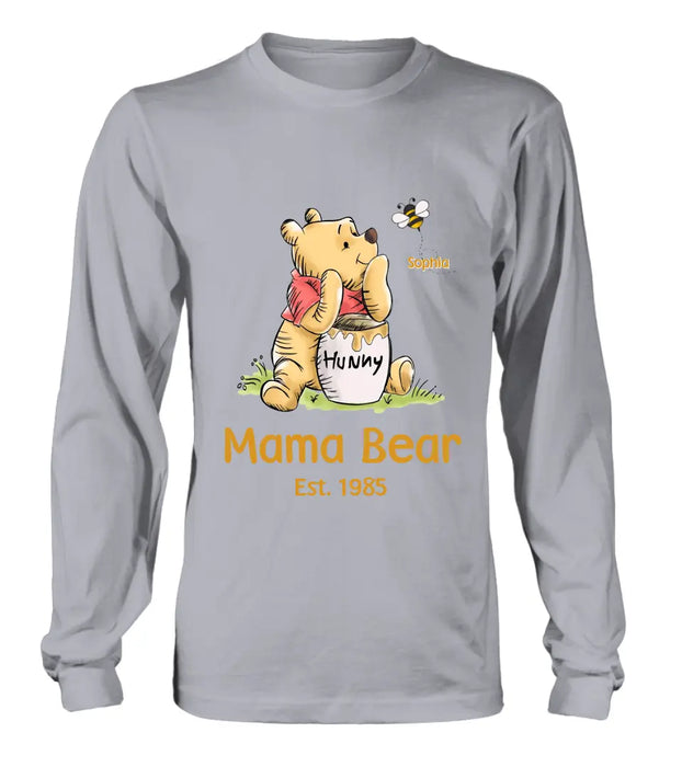 Personalized Bear Shirt/Hoodie - Up to 10 Children - Mother's Day/Fath ...
