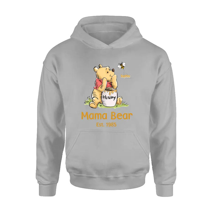 Personalized Bear Shirt/Hoodie - Up to 10 Children - Mother's Day/Fath ...
