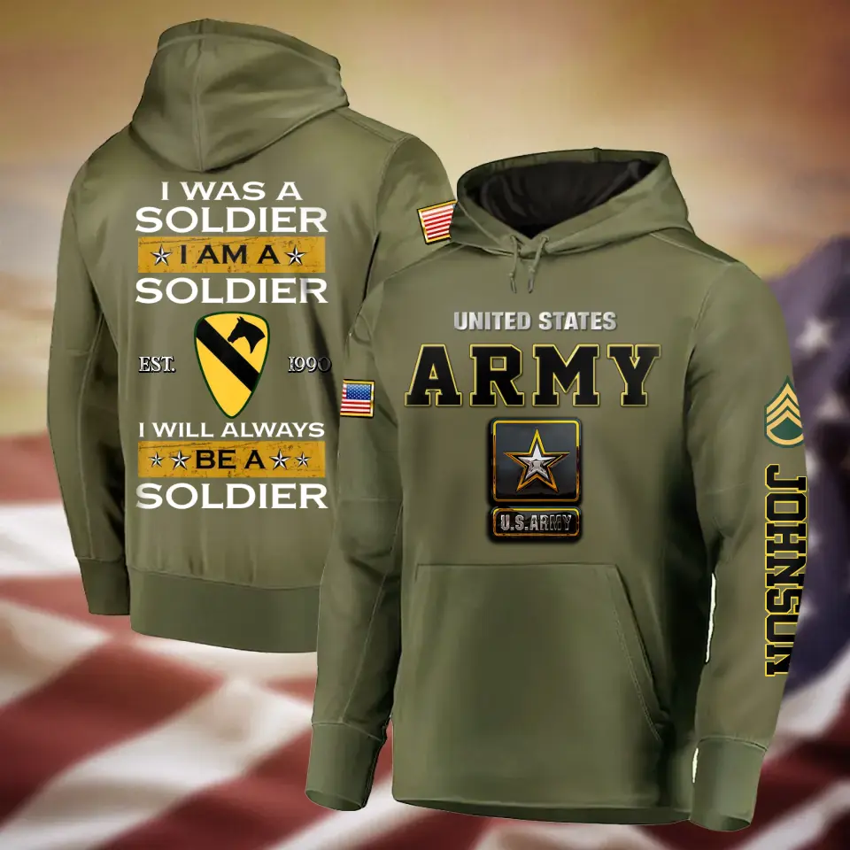 Custom Personalized Veteran All-Over Print Hoodie - Gift Idea For Vete ...