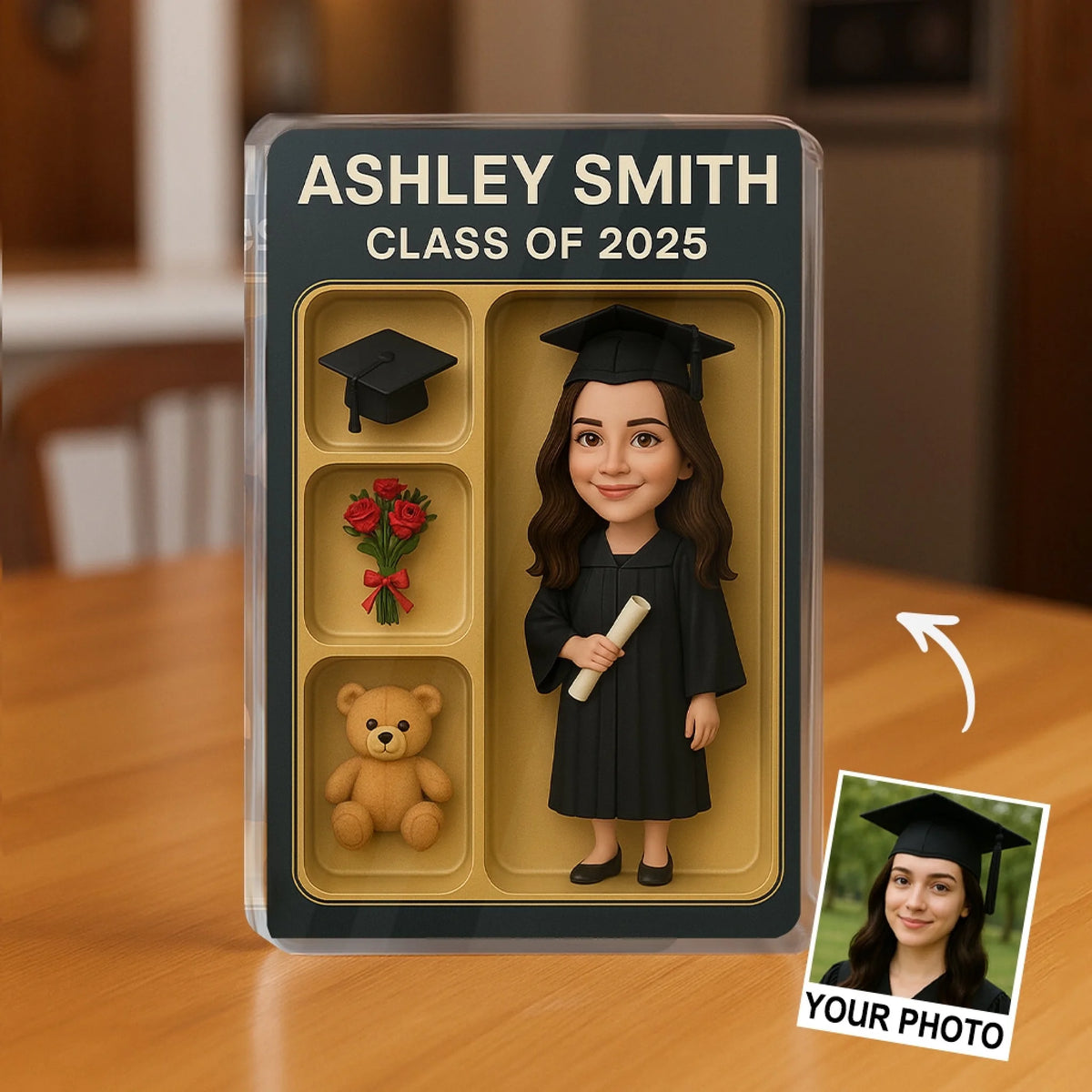 Personalized Graduation Acrylic Block - Graduation Gift Idea For Daugh ...